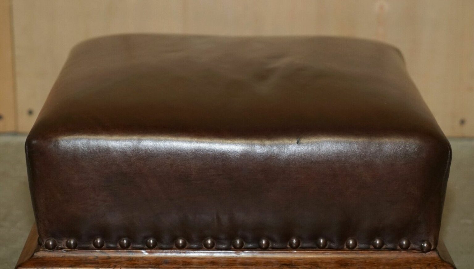 ANTIQUE REGENCY CIRCA 1815 BROWN LEATHER ROSEWOOD LION'S HAIRY PAW ...